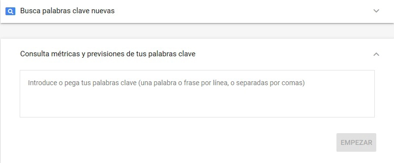 Keyword Planner en la nueva experiencia de Adwords MasterSEOsem